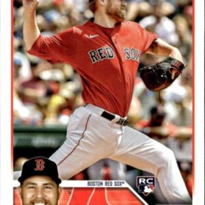 2023 TOPPS #76 JOSH WINCKOWSKI RC BOSTON RED SOX BASEBALL OFFICIAL TRADING CARD OF THE MLB