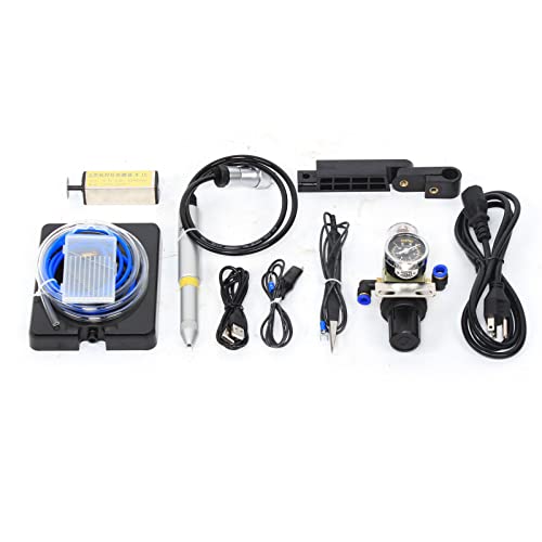 CNCEST 16.1 * 12 * 10.2inch Automatic CNC Spot Welder 110V/100W，Automatic Pulse Argon CNC Spot Welding Machine 600A Jewelry Welder Repair Tool，For Pure Gold Welding/Jewelry Repair Welding