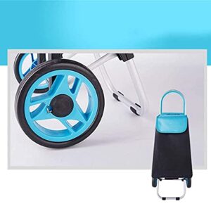 Shopping Trolley on Wheels Multi Function Shopping Cart Aluminum Alloy Cart/Luggage Cart/Trolley/Portable Cart/Folding Trolley/Ad 15 Kg Storage Hand Trucks,