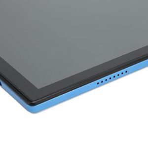 Qinlorgo 10 Inch Tablet, 100‑240V Blue HD Tablet for Travel (US Plug)