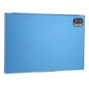 Qinlorgo 10 Inch Tablet, 100‑240V Blue HD Tablet for Travel (US Plug)