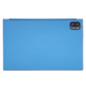 Qinlorgo 10 Inch Tablet, 100‑240V Blue HD Tablet for Travel (US Plug)