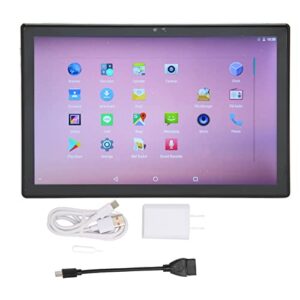 Naroote 10in Tablet, Calling Tablet 6GB 256GB 100‑240V for Travel (US Plug)