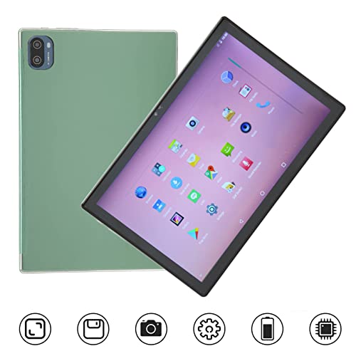 Naroote 10in Tablet, Calling Tablet 6GB 256GB 100‑240V for Travel (US Plug)