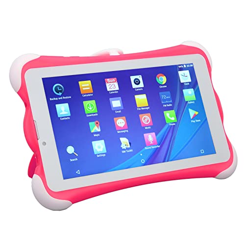 Naroote Tablet for Toddlers, Eye Protection Kids Tablet 7 Inch 1280x800 128GB Expandable Storage for Playing (US Plug)