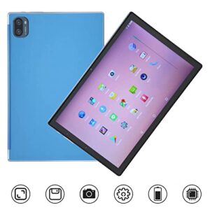 HD Tablet, 10 Inch Blue Large Screen IPS HD Tablet for Android 11 4G Network 5GWIFI for Entertainment (US Plug)