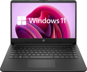 hp stream 14 hd display, intel celeron n4120 quad-core processor, 16gb ddr4 memory, 128gb storage (64gb emmc+64gb card),wifi,webcam,bluetooth,1-year microsoft 365, win 11 s, jet black |tgcd bundle