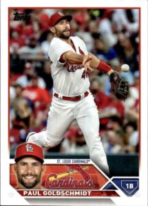 2023 topps #100 paul goldschmidt st. louis cardinals nm-mt mlb baseball