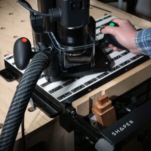 Shaper Origin Handheld CNC Router - CNC Level Precision Cutting - Portable - Inlays, Custom Joinery, Engraving, Lettering, Fine Woodworking, Depth Control + Router Bits, Tape and Systainer