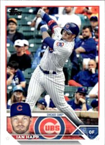 2023 topps #232 ian happ chicago cubs baseball official trading card of the mlb