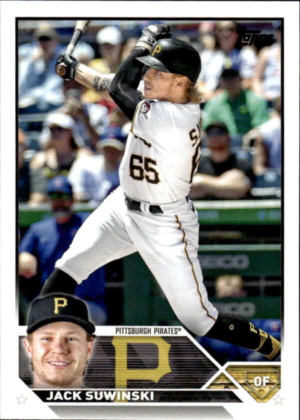 2023 TOPPS #288 JACK SUWINSKI PITTSBURGH PIRATES BASEBALL OFFICIAL TRADING CARD OF THE MLB