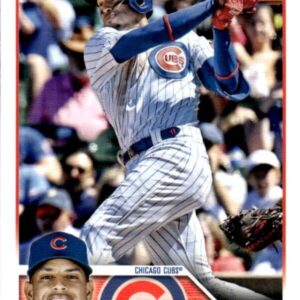 2023 TOPPS #308 CHRISTOPHER MOREL RC CHICAGO CUBS BASEBALL OFFICIAL TRADING CARD OF THE MLB