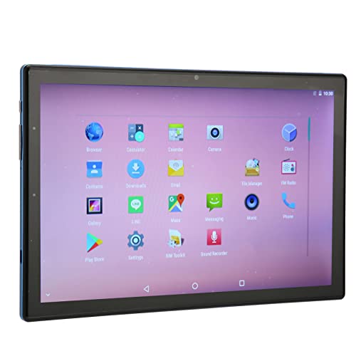 FOTABPYTI HD Tablet, 10in Tablet Blue 100‑240V for Android 11 for Entertainment (US Plug)