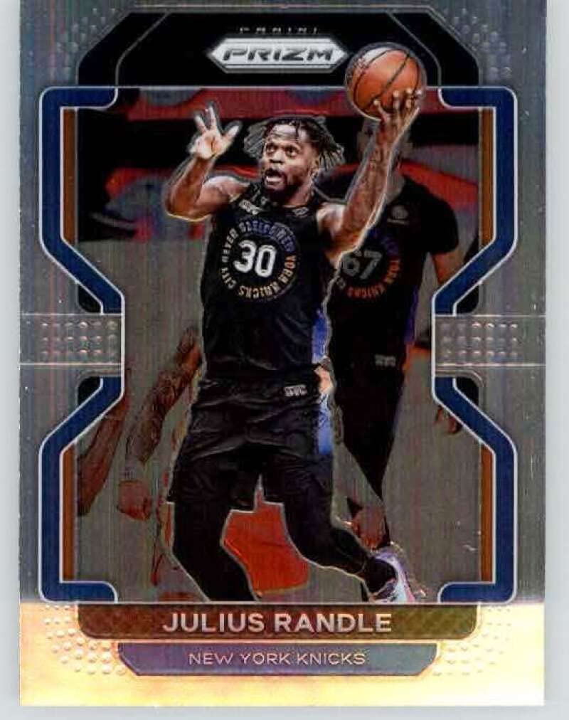 2021-22 PANINI PRIZM #85 JULIUS RANDLE NEW YORK KNICKS BASKETBALL OFFICIAL TRADING CARD OF THE NBA