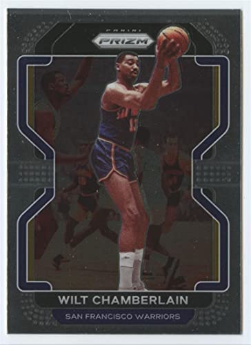 2021-22 PANINI PRIZM #260 WILT CHAMBERLAIN SAN FRANCISCO WARRIORS BASKETBALL OFFICIAL TRADING CARD OF THE NBA