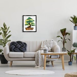 Stupell Industries Bonsai Tree Sun Shape Floating Framed Wall Art, Design by Sebastian Grafmann