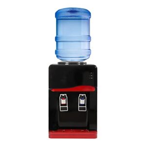 countertop water dispenser 5 gallon water cooler dispenser cold and hot water dispenser with child safety lock, top loading water dispenser