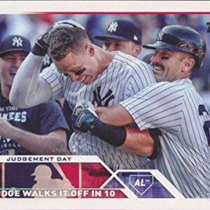 2023 Topps #245 Aaron Judge New York Yankees NM-MT MLB Baseball