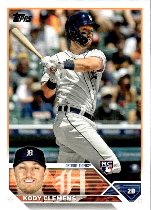 2023 Topps #176 Kody Clemens Detroit Tigers (RC - Rookie Card) NM-MT MLB Baseball