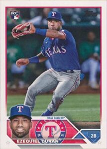 2023 topps #286 ezequiel duran texas rangers (rc - rookie card) nm-mt mlb baseball