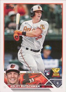 2023 topps #250 adley rutschman baltimore orioles (rc - rookie card) nm-mt mlb baseball