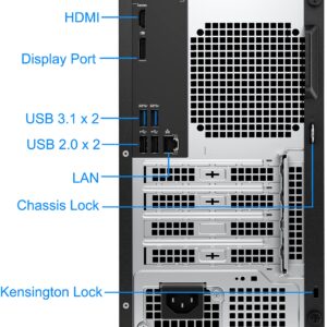 Dell Inspiron 3910 Mini-Tower Desktop Computer, Intel Core i7-12700, 32GB RAM, 2TB SSD NVMe + 1TB HDD, AX Wi-Fi, Bluetooth, SD Card Reader, HDMI, VGA - Windows 11 Pro (RENEWED)