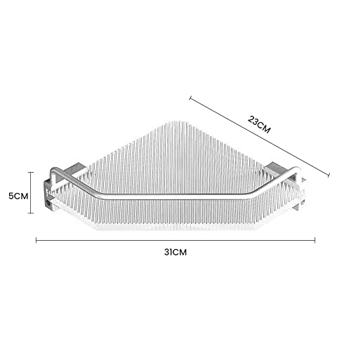 Acrylic Single Layer Storage Rack Durable Easy Installation Shelf for Solid Metal Surfaces