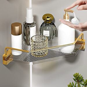 Acrylic Single Layer Storage Rack Durable Easy Installation Shelf for Solid Metal Surfaces