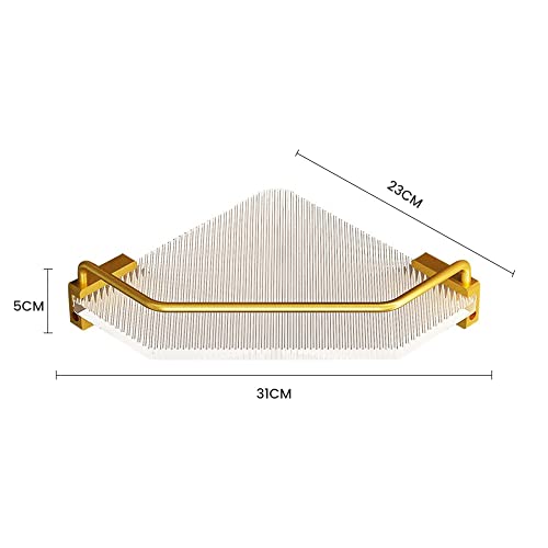 Acrylic Single Layer Storage Rack Durable Easy Installation Shelf for Solid Metal Surfaces