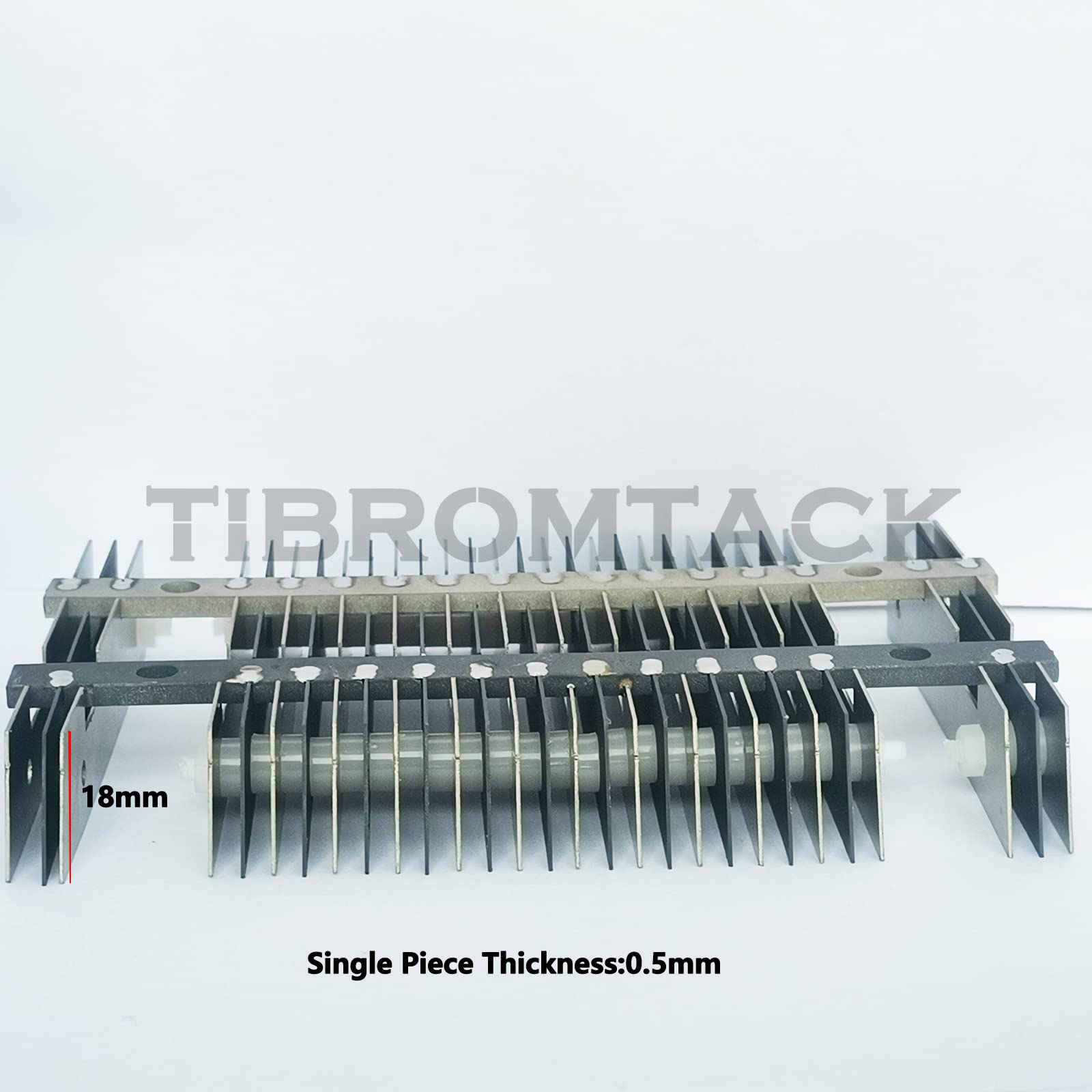 MMO Ruthenium Iridium Coated Titanium Electrode Set for Fruit Vegetable Machine and Electrolytic Water Machine,Electrolysis Titanium Cell,16 Cathode Plates and 13 Anode Plates with Ru-Ir Coating