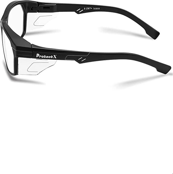 ProtectX Safety Reading Glasses 2.5 Diopter, Safety Glasses with Readers 2.5, Reader Safety Glasses 2.5, ANSI Z87.1 Rated with UV Protection