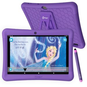 Contixo Kids Tablet, K102 10 Inch Tablet for Kids and Smart Watch Bundle, 2GB 32 GB Toddler Tablet with Bluetooth, with Smart Watch That Touch Screen, Camera, Video and Audio Recording - Purple