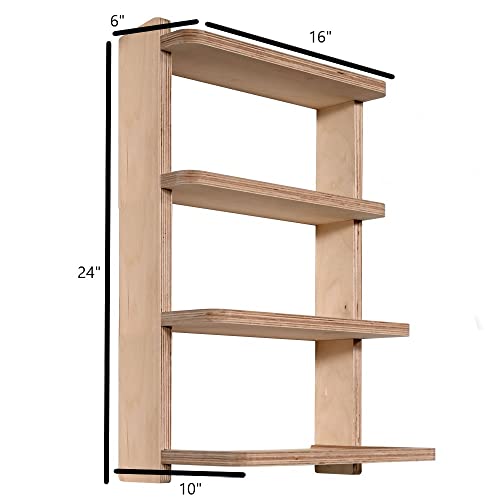 SHEDorize Hook Rake/Shovel/Cord Rack (48") (Bundle C)