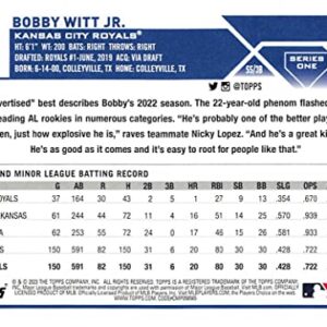 2023 Topps Series 1#7 Bobby Witt Jr.