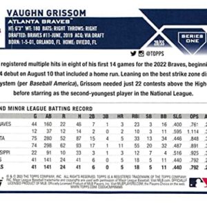 2023 Topps Series 1#275 Vaughn Grissom Rookie Card