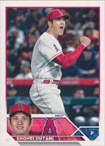 2023 topps #17 shohei ohtani nm-mt los angeles angels baseball trading card