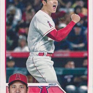 2023 Topps #17 Shohei Ohtani NM-MT Los Angeles Angels Baseball Trading Card