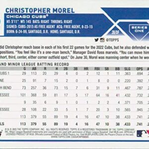 2023 Topps #308 Christopher Morel NM-MT RC Rookie Chicago Cubs Baseball Trading Card