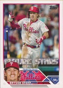 2023 topps #295 bryson stott nm-mt philadelphia phillies baseball trading card