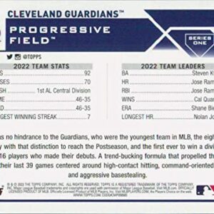 2023 Topps #271 Cleveland Guardians NM-MT Team Card Baseball Trading Card