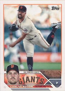 2023 topps #179 carlos rodon nm-mt san francisco giants baseball trading card