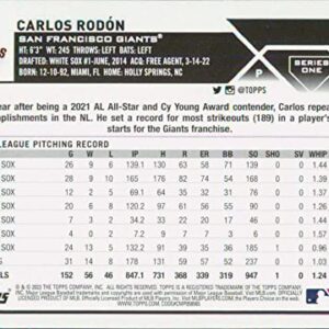 2023 Topps #179 Carlos Rodon NM-MT San Francisco Giants Baseball Trading Card