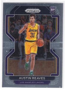 austin reaves 2021-22 panini prizm rc #165 nm++ lakers basketball nba