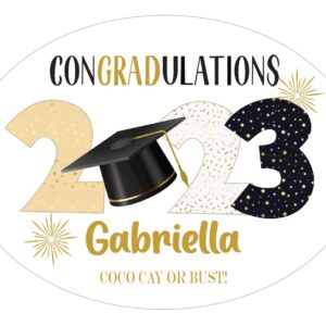 Choose Your Year Graduation Cruise Magnet Decoration Customized for your Stateroom Door on your Disney Cruise, Carnival, Royal Caribbean, etc