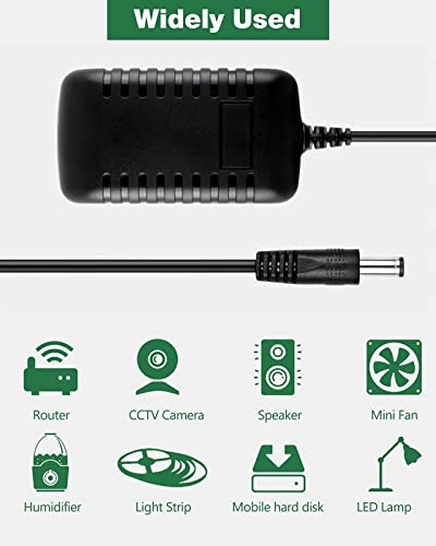 Digipartspower AC Adapter Compatible with Polycom VoIP Phone 2200-31410-001 2200-31410-025 DC Power Supply