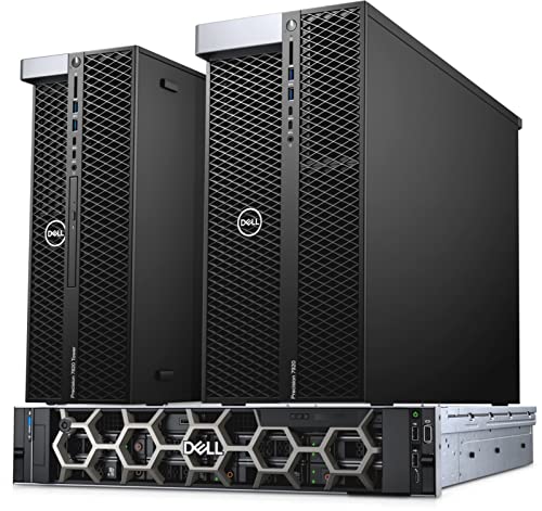 Dell Precision T7820 Workstation Desktop Computer Tower (2018) | Core Xeon Gold - 512GB SSD Hard Drive - 256GB RAM - RTX A4000 | 26 Cores @ 4 GHz - 8GB GDDR6 Win 11 Pro