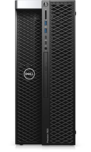 Dell Precision T7820 Workstation Desktop Computer Tower (2018) | Core Xeon Gold - 512GB SSD Hard Drive - 256GB RAM - RTX A4000 | 26 Cores @ 4 GHz - 8GB GDDR6 Win 11 Pro