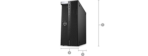 Dell Precision T7820 Workstation Desktop Computer Tower (2018) | Core Xeon Gold - 512GB SSD Hard Drive - 256GB RAM - RTX A4000 | 26 Cores @ 4 GHz - 8GB GDDR6 Win 11 Pro