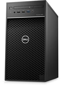 dell precision t3650 workstation desktop computer tower (2021) | core xeon w - 1tb ssd hard drive - 32gb ram - rtx a4000 | 6 cores @ 5 ghz - 8gb gddr6 win 11 pro