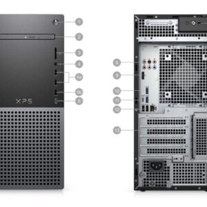 Dell XPS 8950 Desktop (2022) | Core i9-2TB HDD + 1TB SSD - 64GB RAM - 3060 Ti | 16 Cores @ 5.2 GHz - 12th Gen CPU - 8GB GDDR6 Win 11 Home